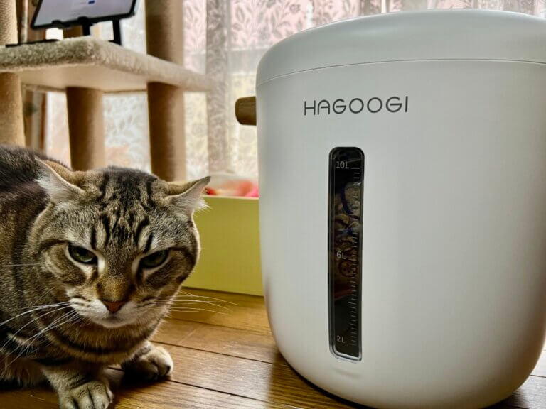 HAGOOGI 真空保存容器レビュー：手軽に真空保存できる充電式キャットフードストッカー